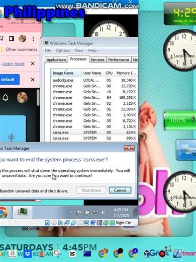 Phineas and Ferb Stacy Screaming has BSOD VM (Windows 7 Ultimate HP OEM)