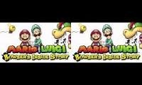 Mix of 2 videos from youtube : Mario and Luigi inside story mashup
