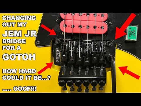 DIY Ibanez Jem Jr Gotoh 1996 Install