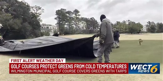 Wilmington municipal golf course closed Monday due to freezing temperatures