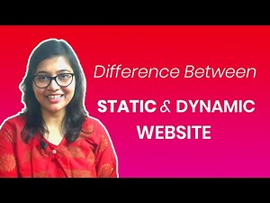 Difference between static and dynamic website - by YouAndImpact