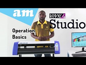 Vinyl4 Studio Vinyl Cutter Operation, Speed/Force Adjustment, Loading Vinyl Roll and Blade Settings