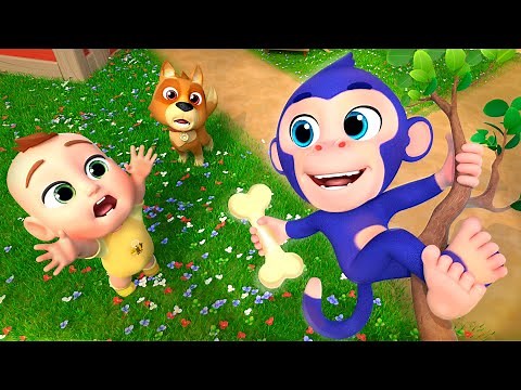 Eeny Meeny Miny Moe with Animals | Lalafun Nursery Rhymes & Kids Songs