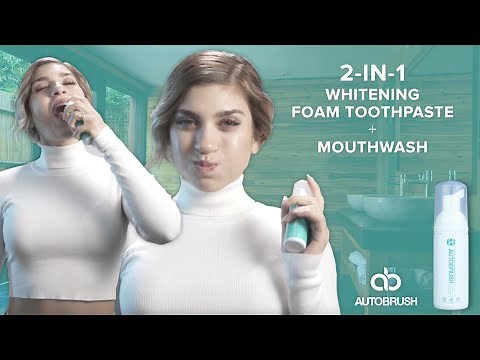 How-To: Use AutoBrush® 2-In-1 Whitening Foam Toothpaste + Mouthwash