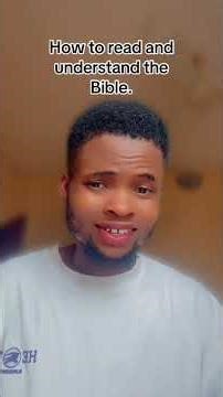 How to read and understand the Bible. #biblestudy #bible verseoftheday