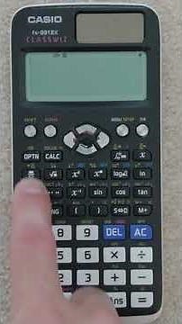 CASIO fx-991EX - Math Output vs Decimal Output setting