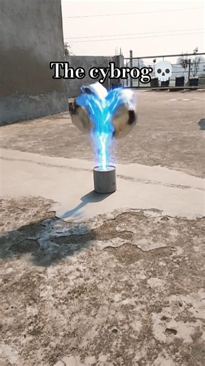 The cybrog action 💀 #please #support #me #gyus #ytshorts #aivideo #roboat cybrog