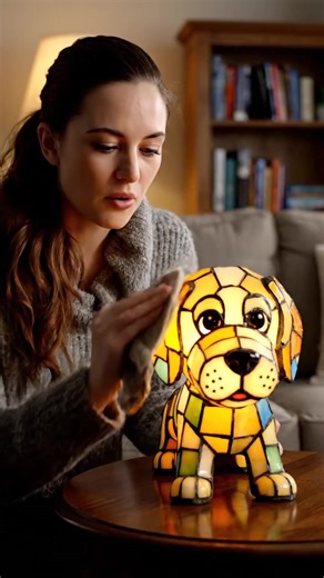 Grandpa Glow spent hours making this. This handmade stained glass dog is more than decor—it's a family memory, a beautiful light to keep. To honor his incredible life, we are offering his final pieces at 80% OFF. Keep a memory that truly lasts. | Mr Glow