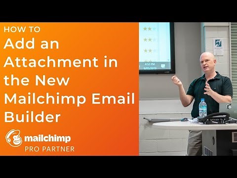 ✔️ How to Add an Attachment in the New #Mailchimp Email Builder