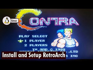 Install and setup RetroArch to play contra