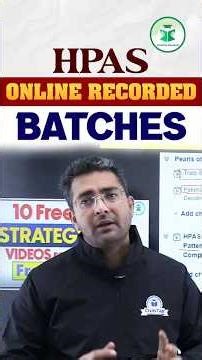 HPAS Online Recorded Batch | Starting on 9th January 2026 | CivilsTap Himachal