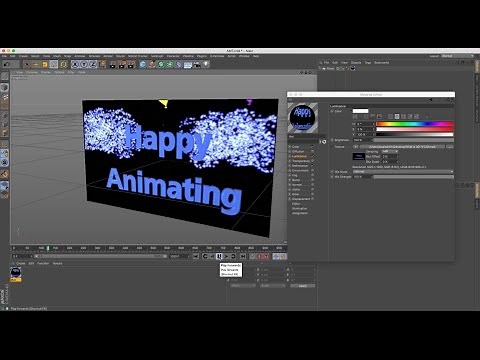Cinema 4D Tutorial - How to Use Video as a Texture