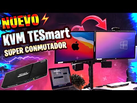 How to connect 2 PCs to a single monitor / SUPER TESmart Dual Monitor KVM Switch