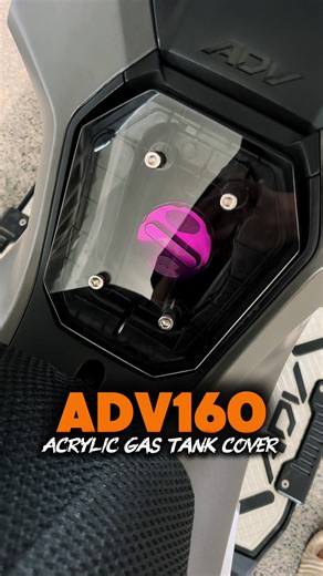 High-Quality Installation of ADV160 Acrylic Gas Tank Cover