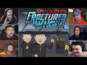 Gamers Reactions to Friendly Priests Intro | South Park™: The Fractured But Whole