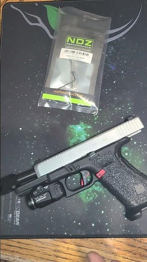 NDZ performance Glock 17 Gen 3 spring kit. On a Glock Gen 5. #glock #recoil #glock17gen5
