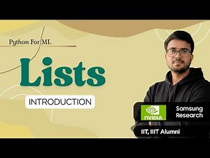 1.7.1 Lists in Python | Properties of Lists | Hindi