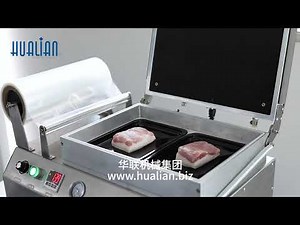 Hualian Vacuum Skin Packaging Machine for Seafood or Meat HLV 240ST/HLV 300ST