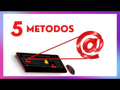 Cómo HACER el ARROBA Cómo PONER Símbolo de ARROBA en PC o LAPTOP