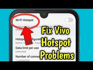 Vivo Mobile | Hotspot Not Working And Connecting Problem How To Fix This Issue Permanently