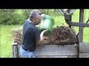 Emptying Compost Toilet Receptacles into a Compost Bin