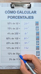4.4K views · 40 reactions | Cómo calcular porcentajes ejercicios fáciles de aprender! | Tus Matemáticas Científicas | Facebook