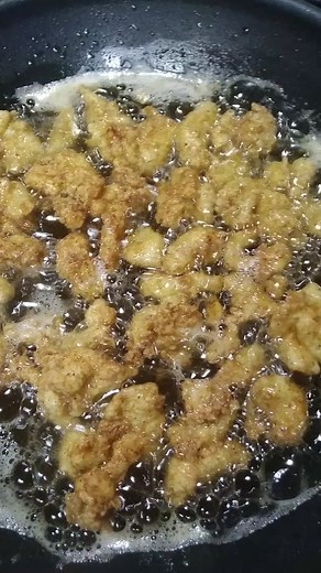 Batch number 2 of the breaded and fried perch nuggies. | Curtis A Harrison