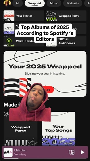 1.3K views · 66 reactions | We made the Top Albums of 2025 according to Spotify. Took us 6 years to make this album so I’m thankful. Vigilante is a special one! | Derek Minor | Facebook