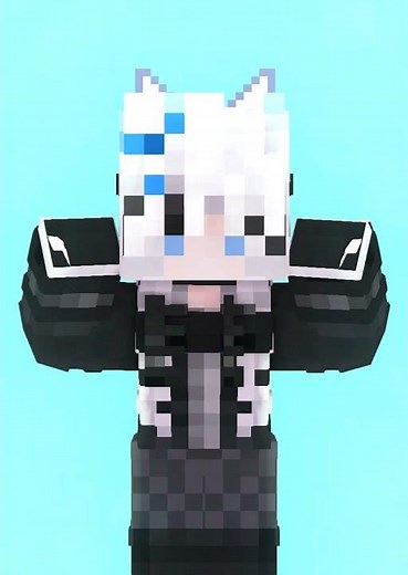 [ Mine imator ] Nya! Arigatoo Dance Template By Zhafif| Short