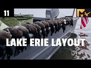 LAKE ERIE DUCK HUNTING Layout Boat Pennsylvania Waterfowl Hunt Diver Ducks Bluebill Limit Bufflehead