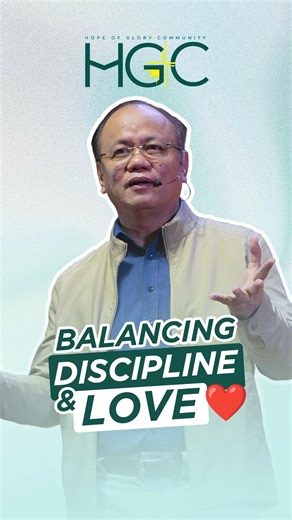 11K views · 377 reactions | Paano ba balansehin ang pagdidisiplina at pagmamahal sa anak? Watch the full sermon video here: https://youtu.be/Lke2wO_1EIk | Hope of Glory Community | Facebook