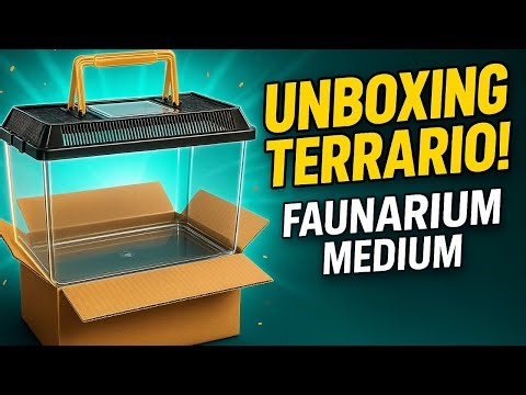 Unboxing Terrario Faunarium Exo Terra