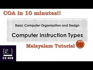 Computer Instruction Types Malayalam | COA malayalam