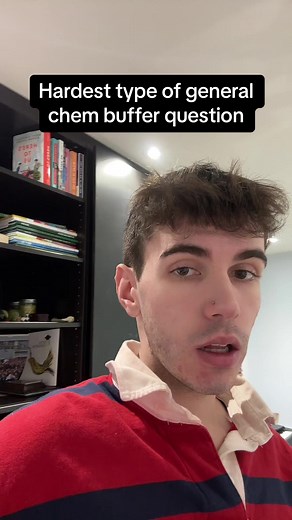 Step by step walk through of one of the hardest types of gen chem buffer problems! #chemistry #stem #science #buffers #genchem #college