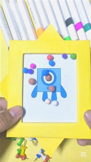 Sprunki number block phase 4 amazing cardboard game 🧩#trendingvideo #artandcraft #viralvideo