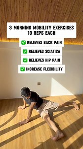 1M views · 8.6K reactions | Easy Morning Mobility Exercises That Helps Relieve BACK PAIN SCIATICA HIP PAIN | Physical Therapy Session | Facebook