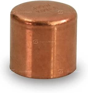 Supply Giant DUFD0150 Copper Cap with Sweat Socket, 1-1/2