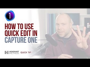 The Fastest Way to Edit in Capture One - Headshot Method Quick Tip