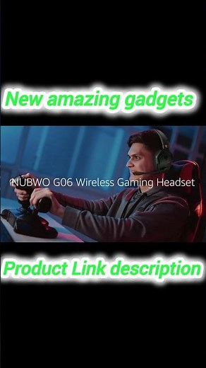 RYR 2.4GHz Wireless Gaming Headset for PS5, PC, PS4, Nintendo Switch#amazongadget
