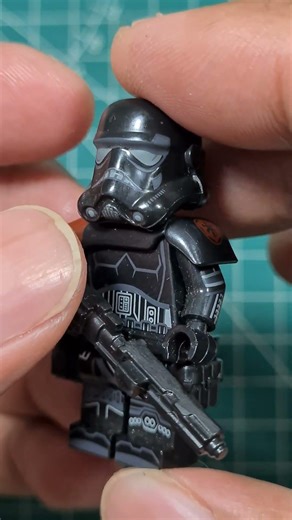 Lego Imperial Shadow Stormtrooper Commander Pauldron - Unofficial Star Wars minifigures #clonewars