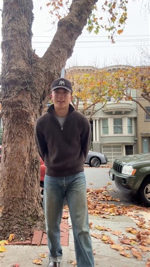 Michael He on Instagram: "@zaraman origins quarter zip @levis vintage 702 @ourlegacy camions"