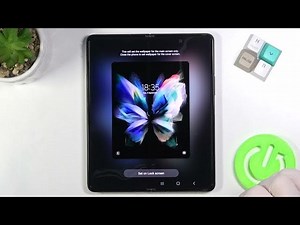 How to Change Wallpaper on Lock Screen in SAMSUNG Galaxy Z Fol...