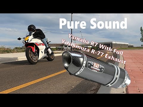 Yamaha R7 With Yoshimura R-77 Full Exhaust: Pure Sound