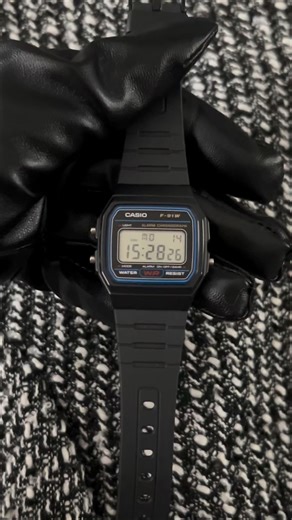 F-91 is one of the most iconic Casio watches of all time. Durable design with style that lasts. Shop now. https://www.casio.com/uk/watches/casio/product.F-91W-1/ #casio #f91 #casiowatches #retrostyle #casioaddict | CASIO Vintage UK
