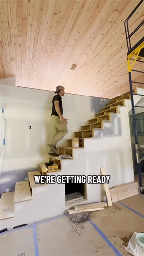 Throwin’ it back with how we did the hardwood floor edging. No idea if this is “correct” but we are happy with it. | The Roaming Lions