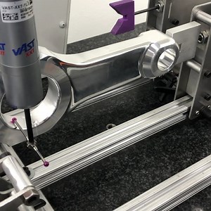 At CP-Carrillo all finished rods are inspected using a CMM (Coordinate Measuring Machine) to verify that the finished rods meet the engineered tolerances and specifications. Each rod is programmed into the CMM so that the measurements are recorded for traceability. The honed bores on Carrillo rods are finished to within /-.0002” #cpcarrillo #carrillo #cmm #connectingrod #conrods #precision #quality #themoreyouknow | CP-Carrillo