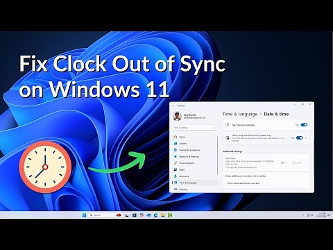 How to Fix Clock Out of Sync on Windows 11