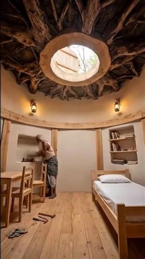 Ped Kaat Kar Zameen Ke Andar Ghar! 😱 #dadaji #shortfeed #underground #3danimetion