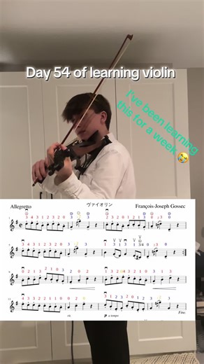 Learn Gavotte by Gossec on Violin: Step-by-Step Tutorial
