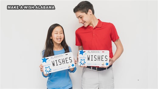 Make-A-Wish Alabama races to meet license plate deadline for sick children